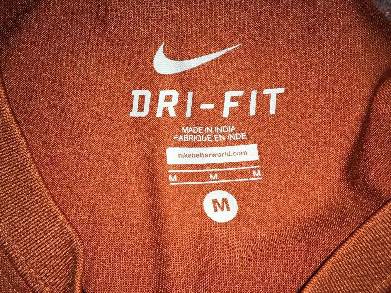 (Medium) New Nike “Texas Longhorns” Burnt Orange Dri-FIT Shirt | SidelineSwap