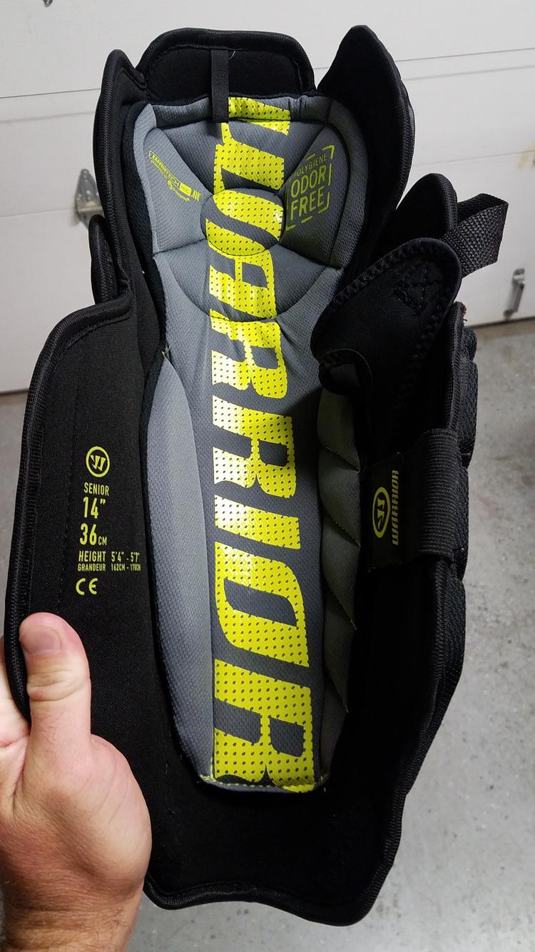 Worn 2 times! Warrior Alpha QX Pro Shin Pads Senior Pro Stock ...