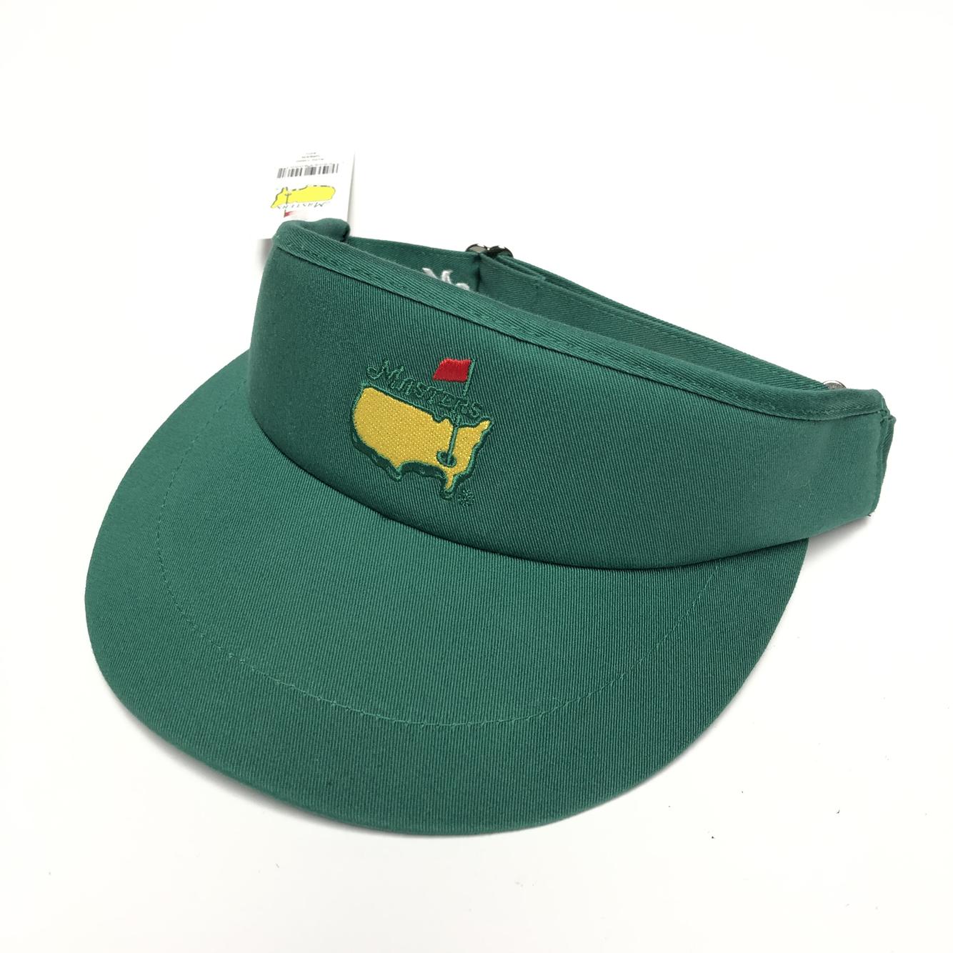 New MASTERS Visor Green Mens OSFA Hat | SidelineSwap