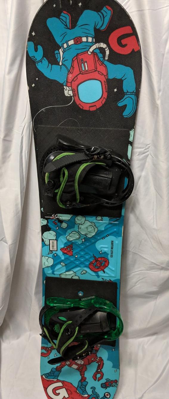 Burton LTR Junior snowboard 115 CM Burton progression Junior binding No ...