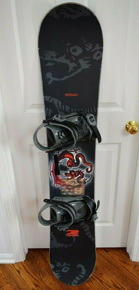 RAGE DRAGON SNOWBOARD SIZE 159 CM WITH ROSSIGNOL LARGE BINDINGS ...