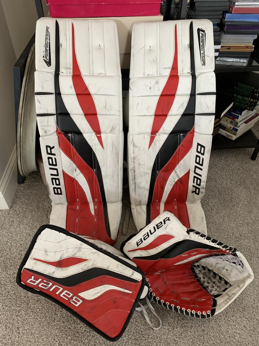 Bauer Reactor 6000 Goalie Full Set Regular Senior Pro Stock | SidelineSwap