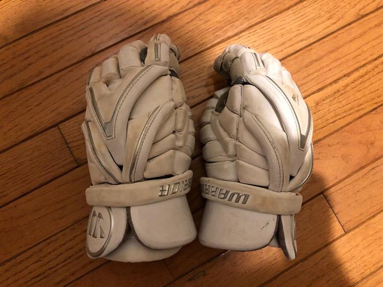 Warrior Evo size 12 Used No rips Popular !! | Lacrosse Gloves ...