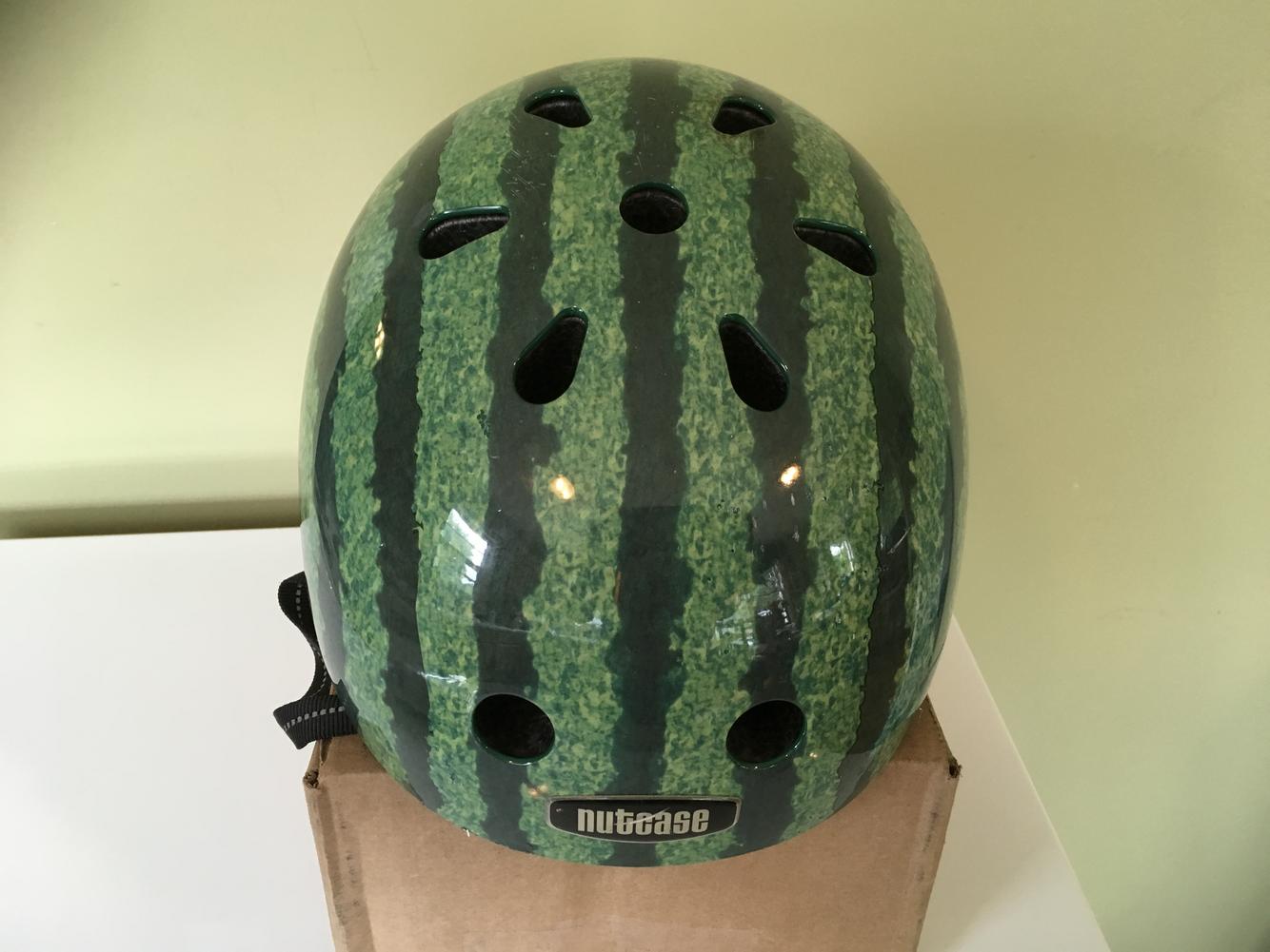Nutcase “ I love my brain” watermelon helmet | SidelineSwap