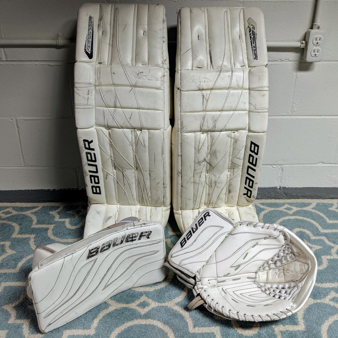 Bauer Reactor 6000 Full Set - Pro Return Ramo/Kipper Gloves - 35+1 ...