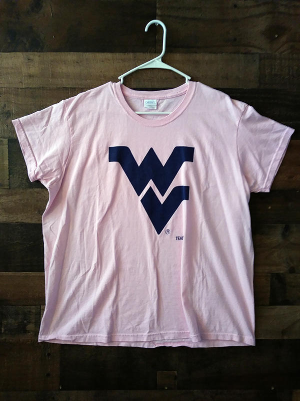 Ladies NCAA College Football WVU WEST VIRGINIA UNIVERSITY MOUNTAINEERS ...