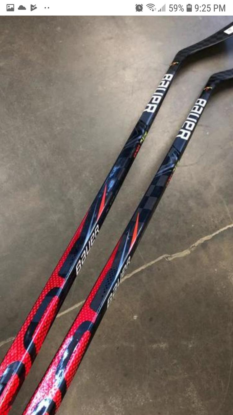 New Bauer Fly Lite Hockey Stick Lefty Mid Senior Pro Stock | SidelineSwap