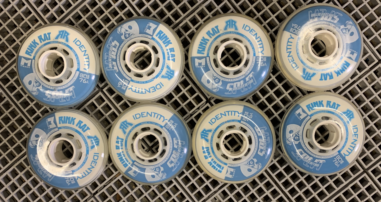 BRAND NEW Rink Rat Identity Split Wheels (8/80mm) | SidelineSwap