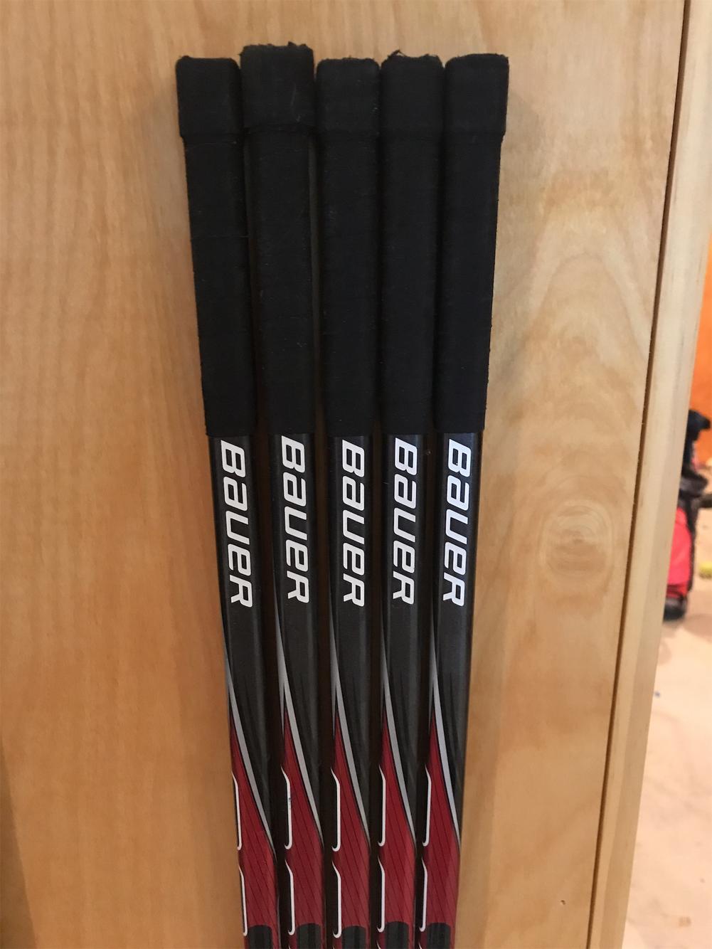 5- Bauer Vapor APX Hockey Stick Lefty Heel Senior Pro Stock | SidelineSwap