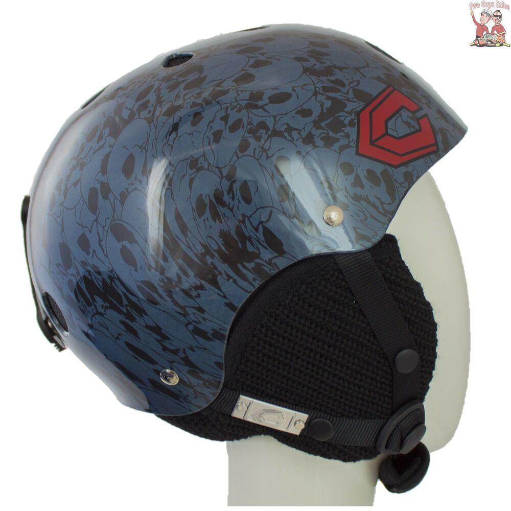 High End RARE Adult Capix Team Skull Snowboard Ski Helmet SM/MED 54CM ...