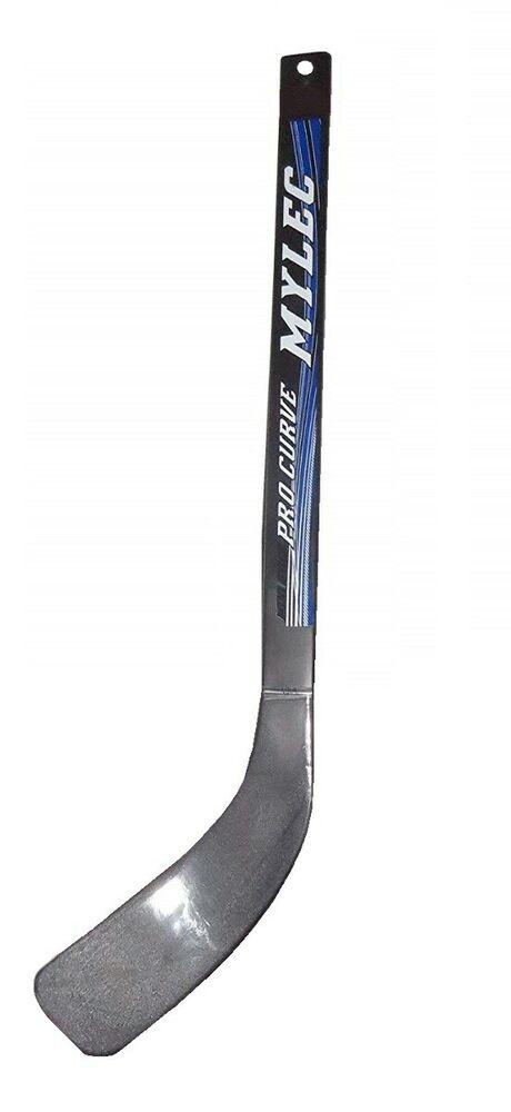 Mylec Pro Curve Mini Knee Hockey PLAYER Stick, Black (Left-Handed ...