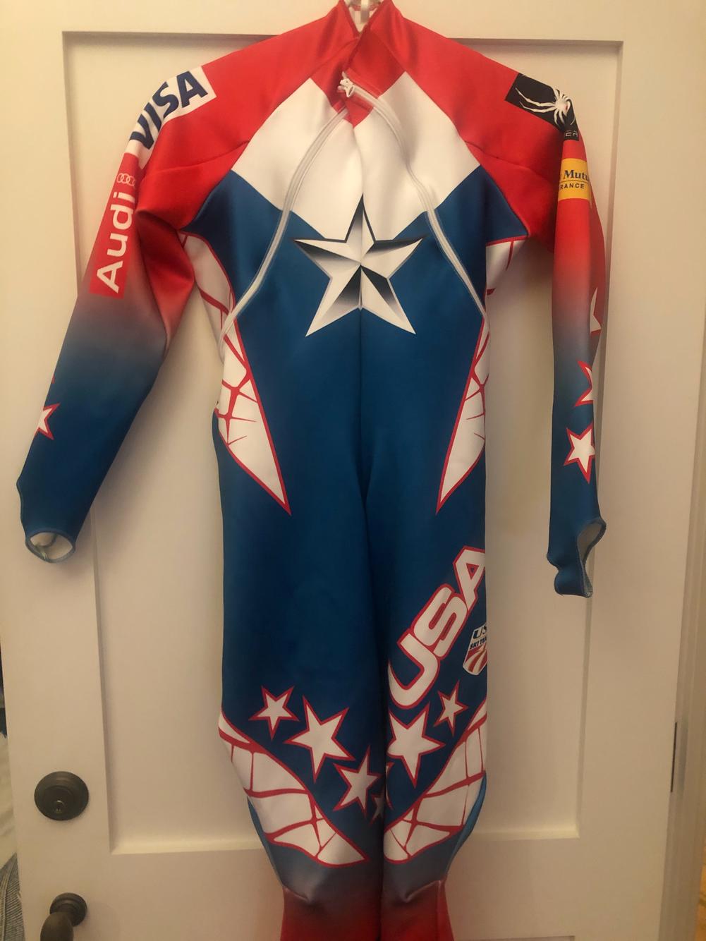 Spyder US Ski Team American Downhiller Double front zip speed suit ...