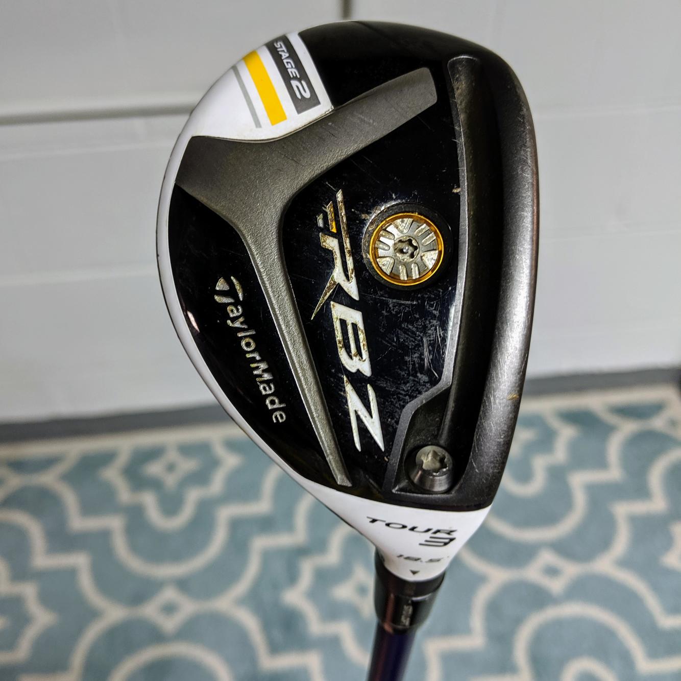 TaylorMade RBZ Stage 2 Black Tour Launch Hybrid - RH, 3Hy (18.5°), Stiff Shaft | SidelineSwap