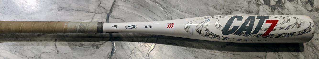 White Marucci CAT 7 Bat | SidelineSwap