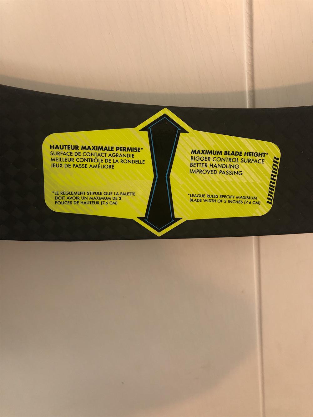 New Alpha DX Stick W03 Backstrom Max Height Blade Brand New Never Uncut ...