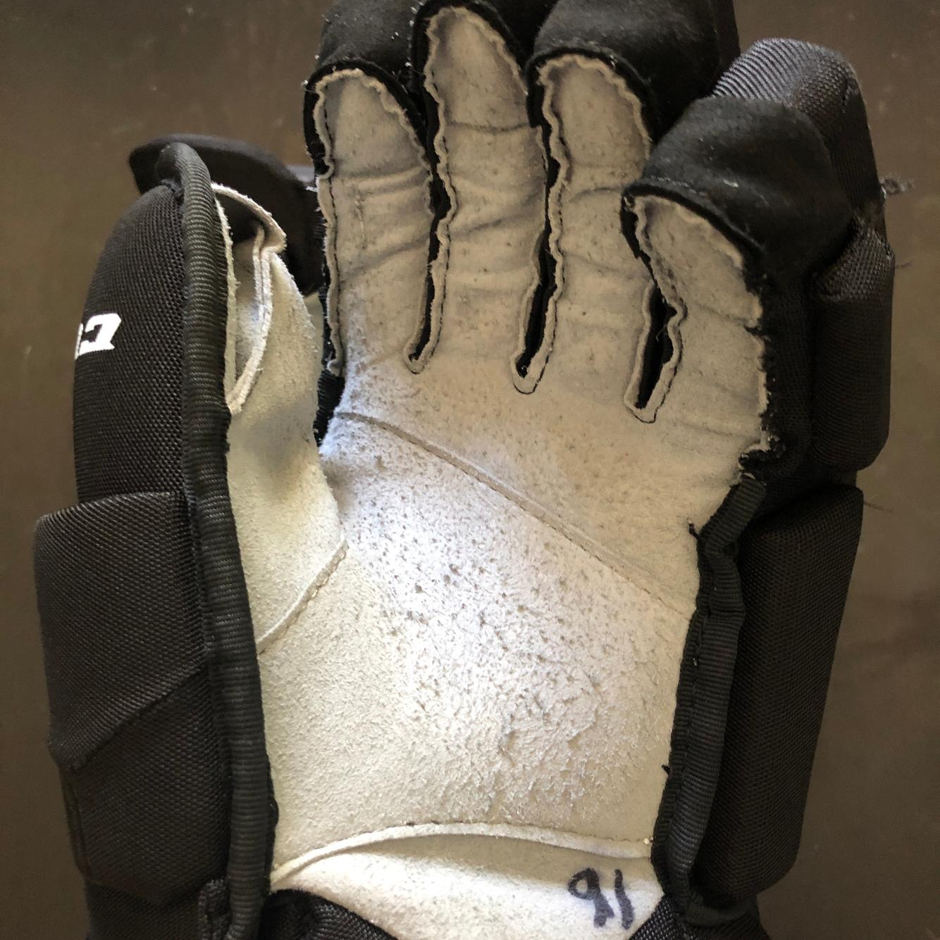 Chicago Wolves CCM HGQL Gloves Senior Pro Stock 14" | SidelineSwap