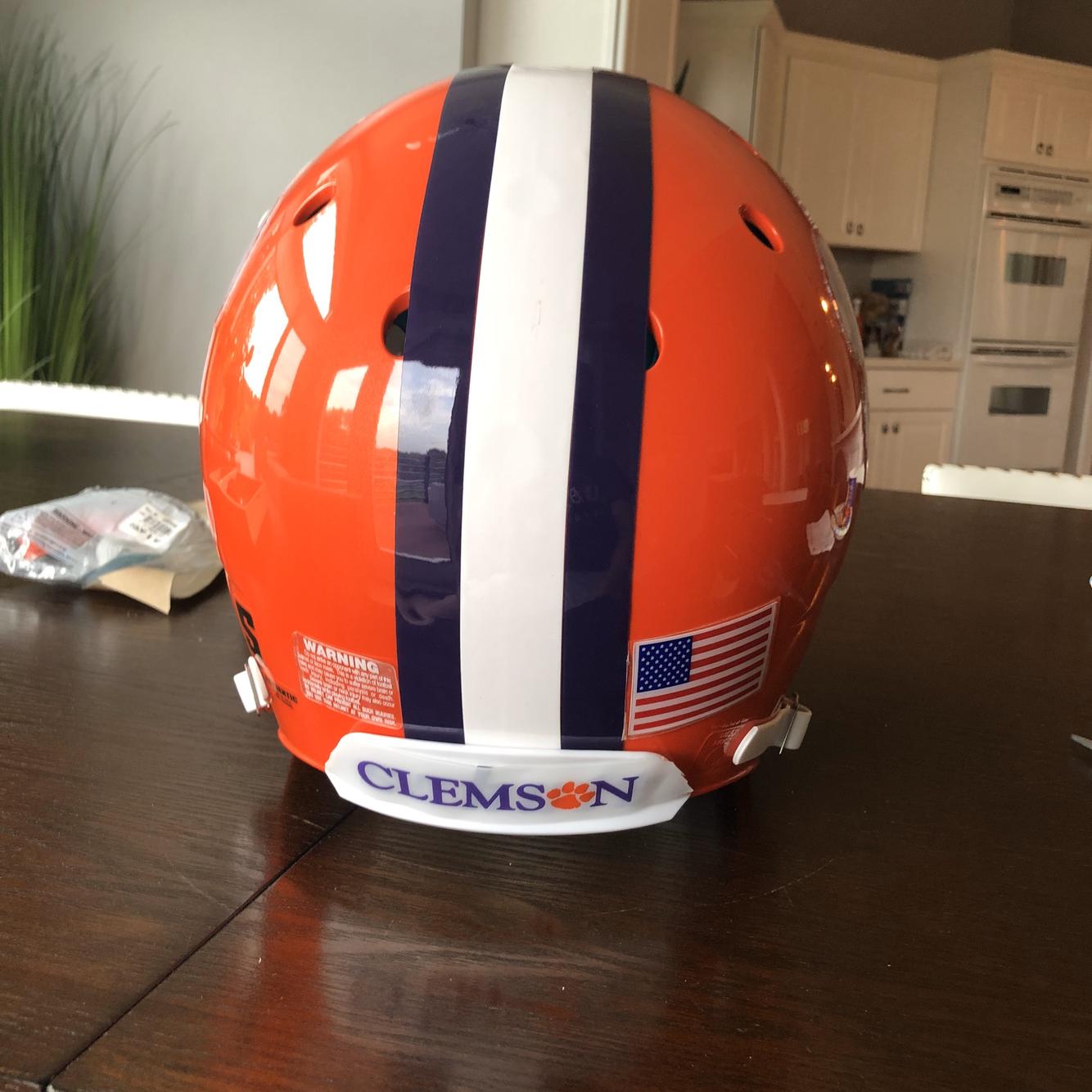 WOW! CUSTOM CLEMSON FOOTBALL HELMET | SidelineSwap