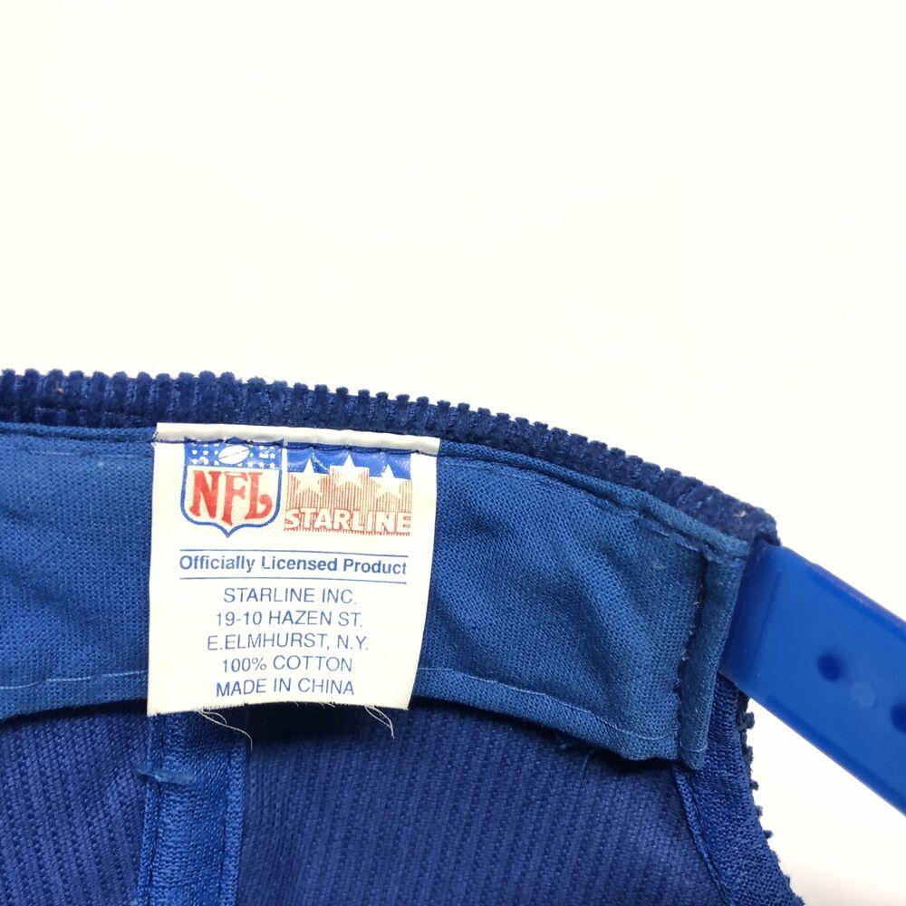 Vintage Buffalo Bills Corduroy Snapback Hat 90s NFL Football Cap Allen ...