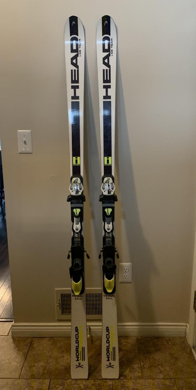 HEAD World Cup Rebels i.GS RD Team Racing Skis With Bindings 172 cm ...