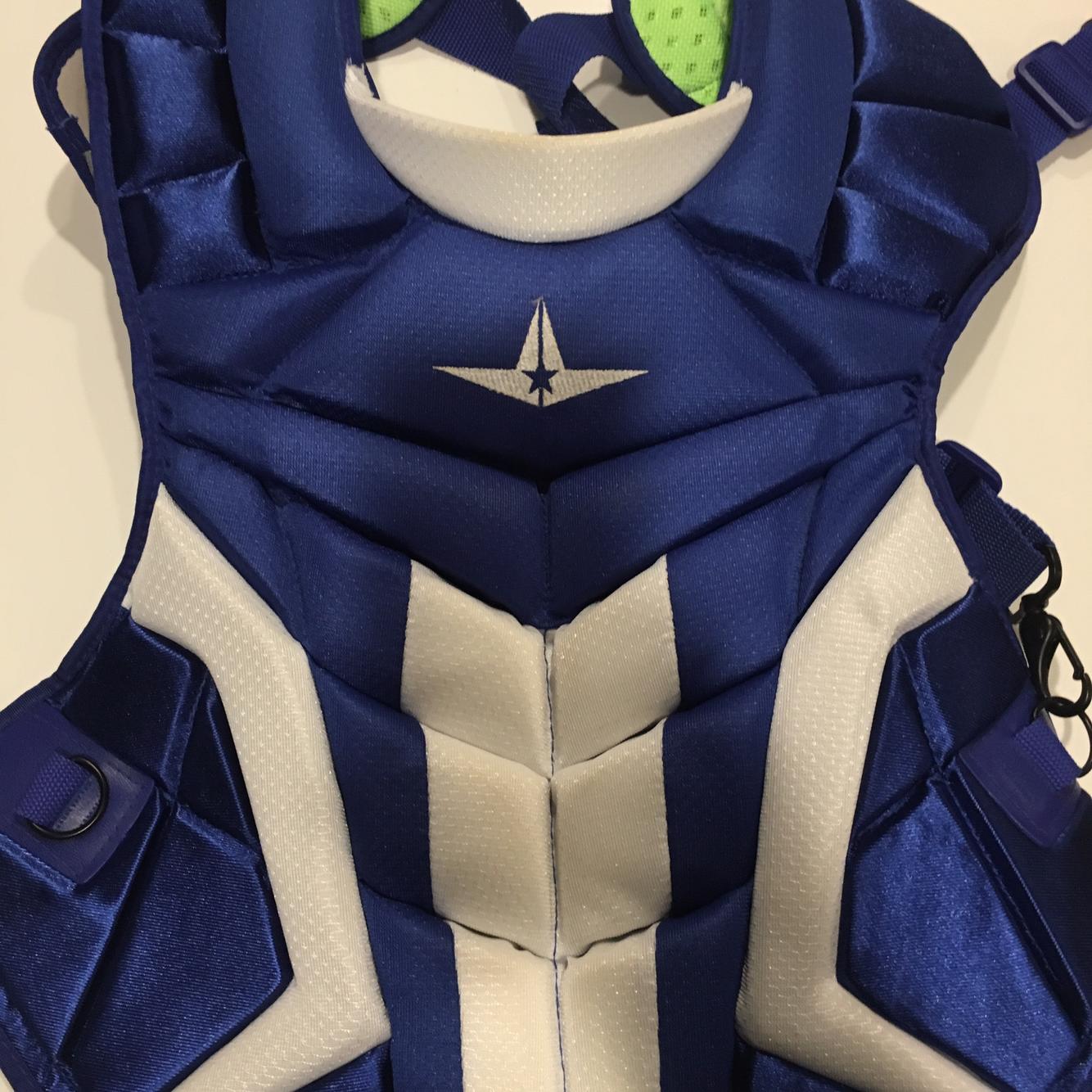 Adult S7 Axis Adult Pro Two Tone Royal Blue/White 16.5 Catcher's Chest ...