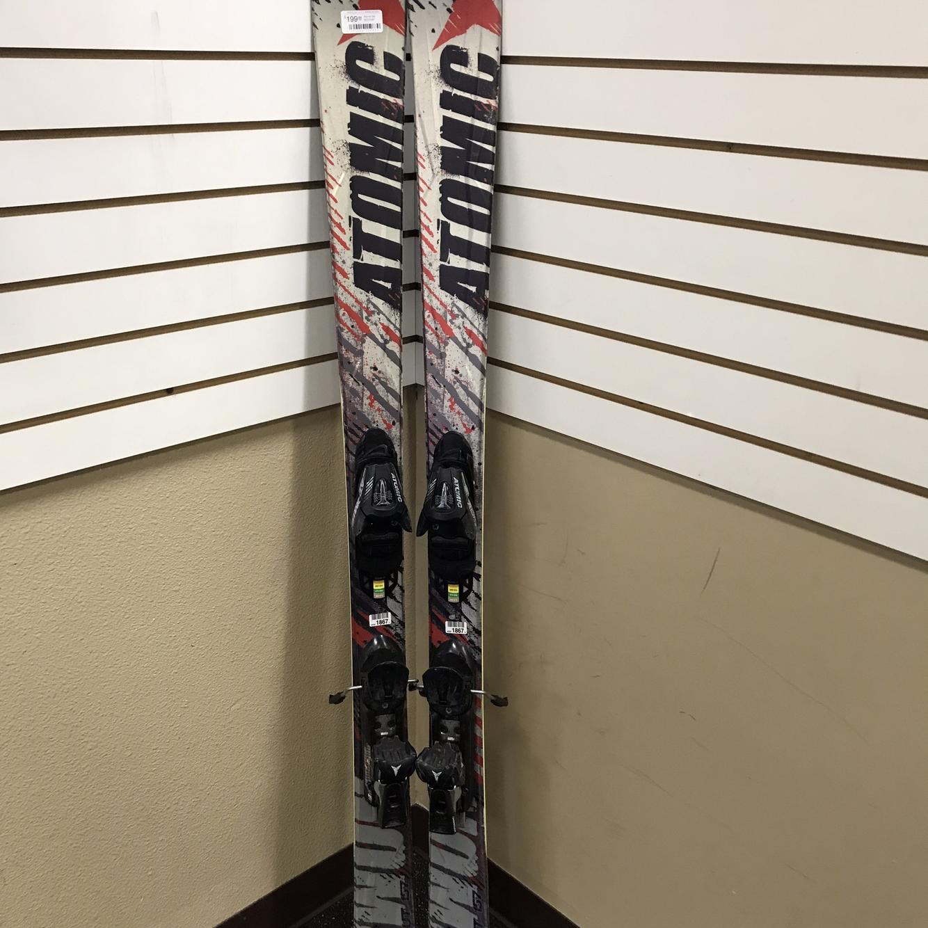 Atomic Whiteout 157cm Skis With Bindings | SidelineSwap