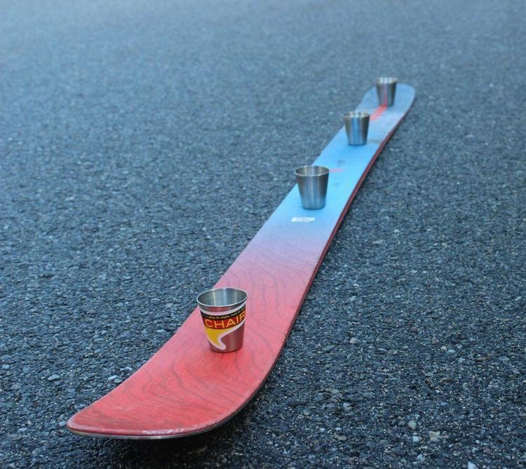 Shot Ski 4 shot or shotski made Large 3 oz large Stainless Shots ...