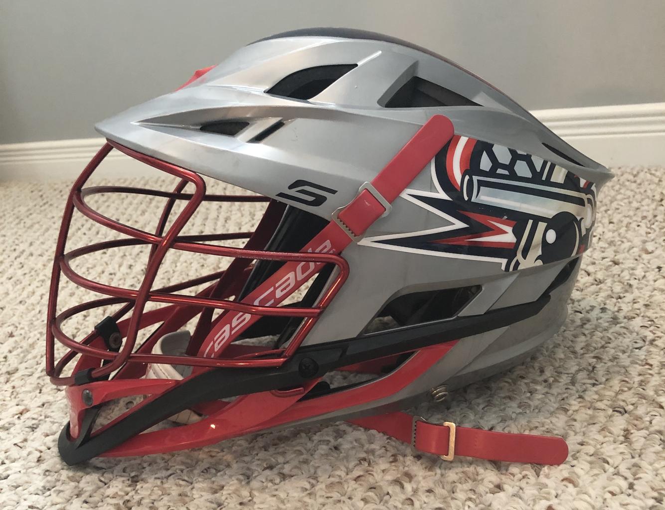 Game worn Boston Cannons Cascade S helmet | SidelineSwap