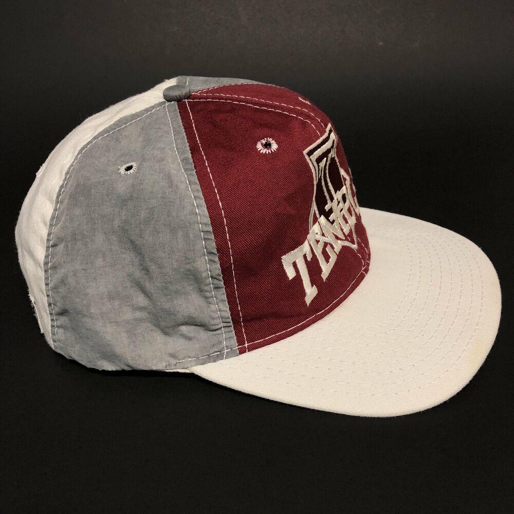 Vintage Temple University Owls Snapback Hat The Game Split Bar Circle ...