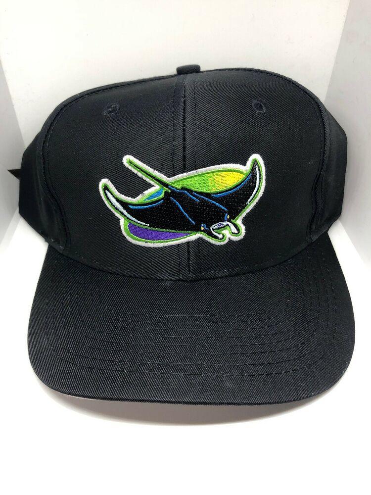 VINTAGE 1990s TAMPA BAY DEVIL RAYS MLB BASEBALL LOGO ATHLETIC SNAPBACK ...