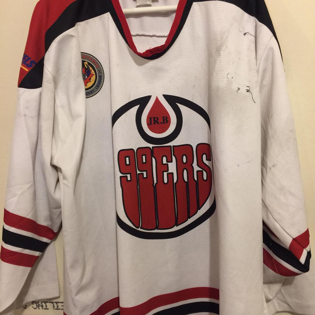XL BRANTFORD 99ERS GAME WORN JERSEY GOJHL #15 | SidelineSwap