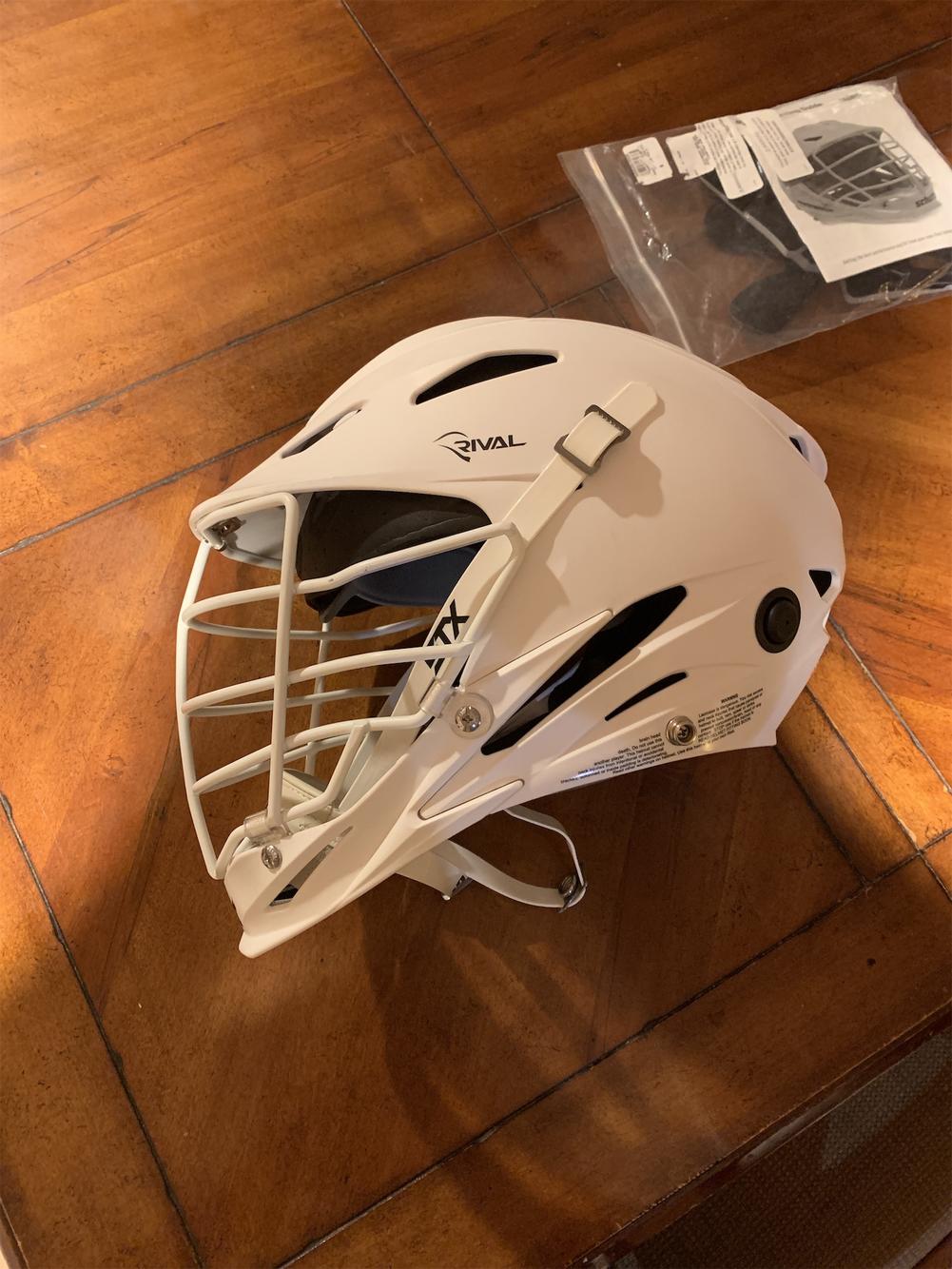 White Adult (L/XL) STX Rival Helmet | SidelineSwap