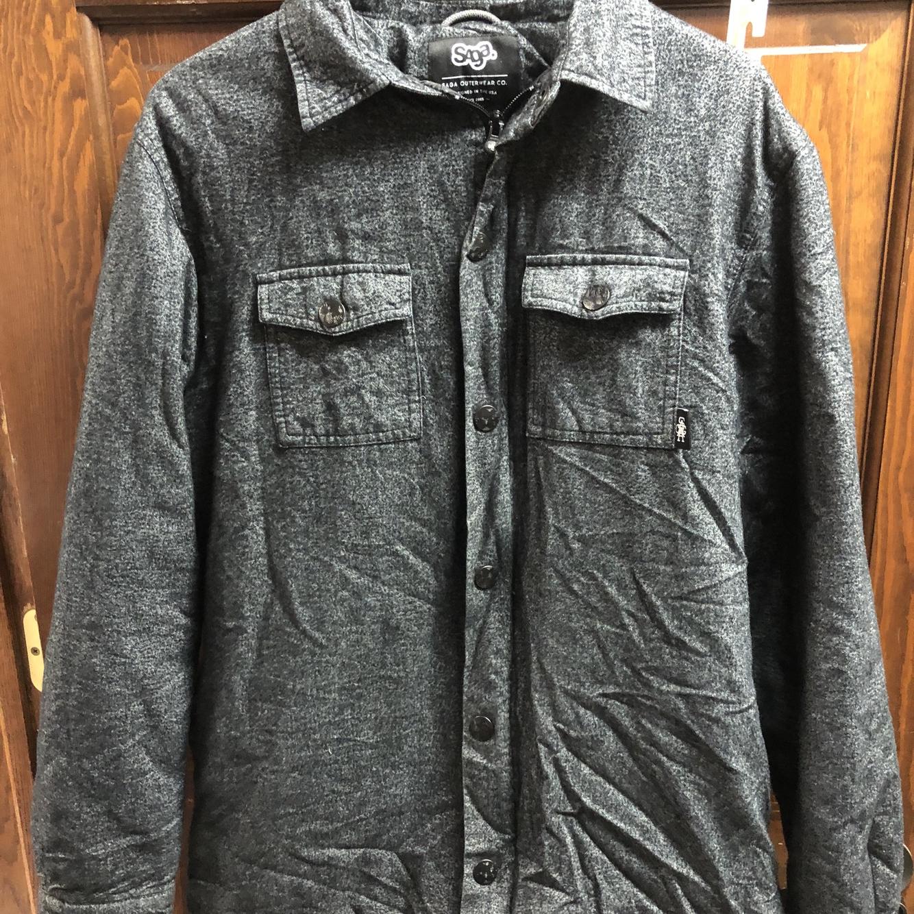 Black Men's Large Saga Jacket | SidelineSwap