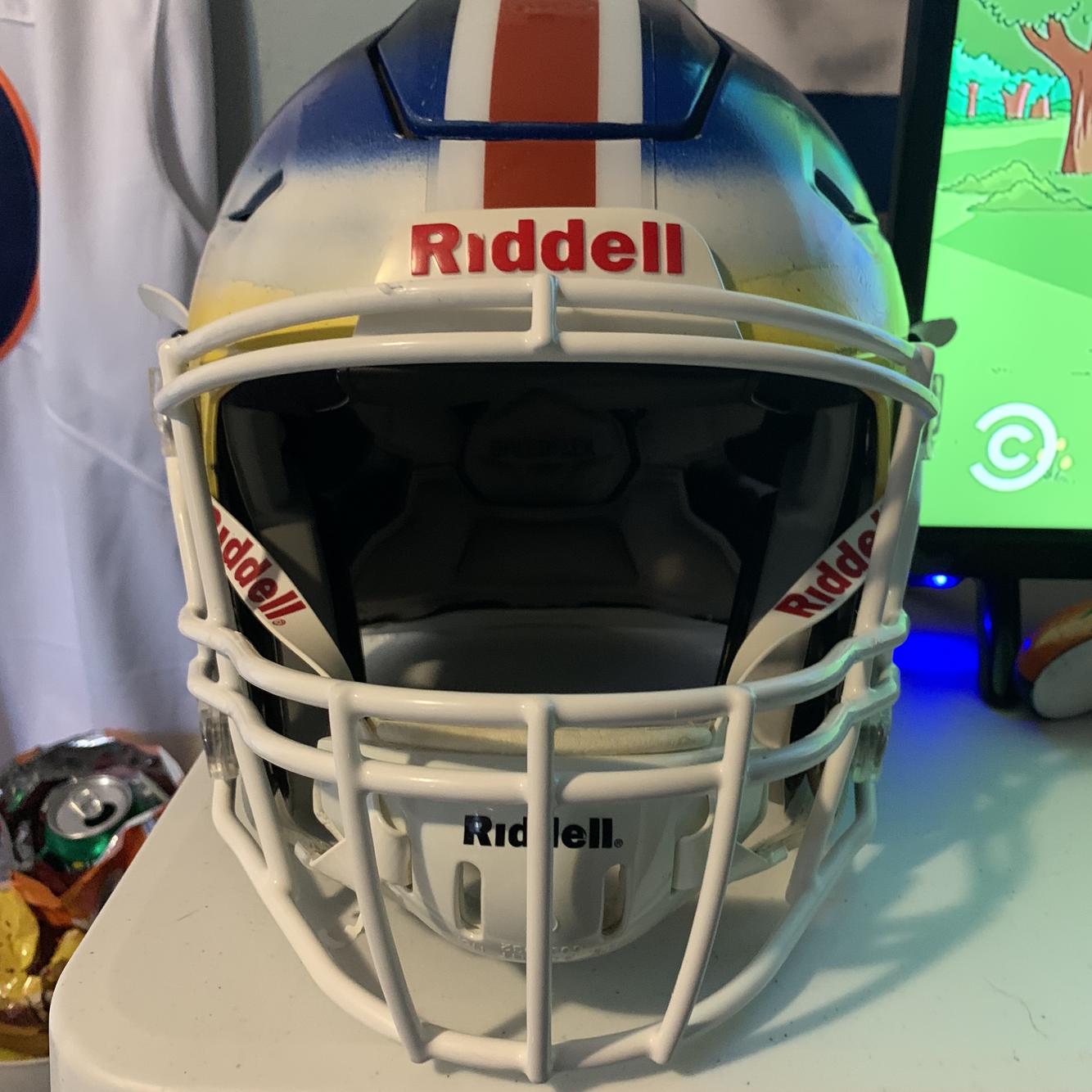 Riddell Speedflex Custom Painted Broncos Helmet | SidelineSwap