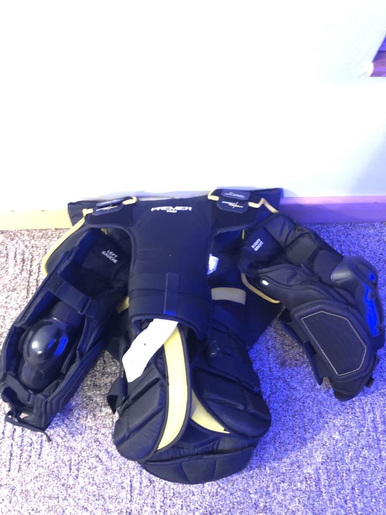 Senior Extra Large CCM Premier Pro Chest and Arm Protector Goalie Chest ...