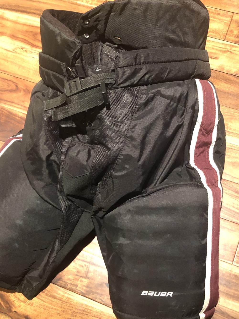 Black Senior Large Bauer Nexus Custom Pro Hockey Pants Pro Stock- Union ...