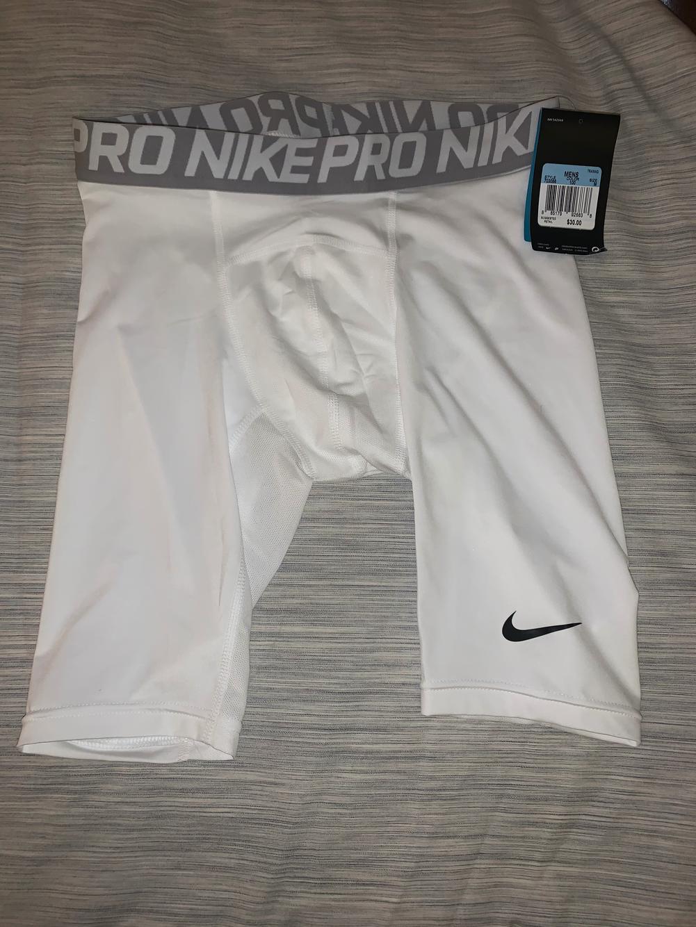 New White Nike Compression Shorts | SidelineSwap