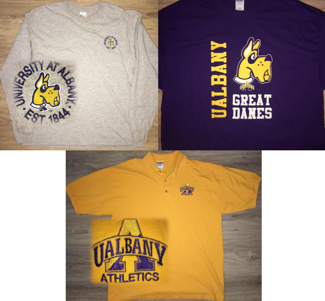 (XL) Bundle: 3 Albany Great Danes Shirts | SidelineSwap