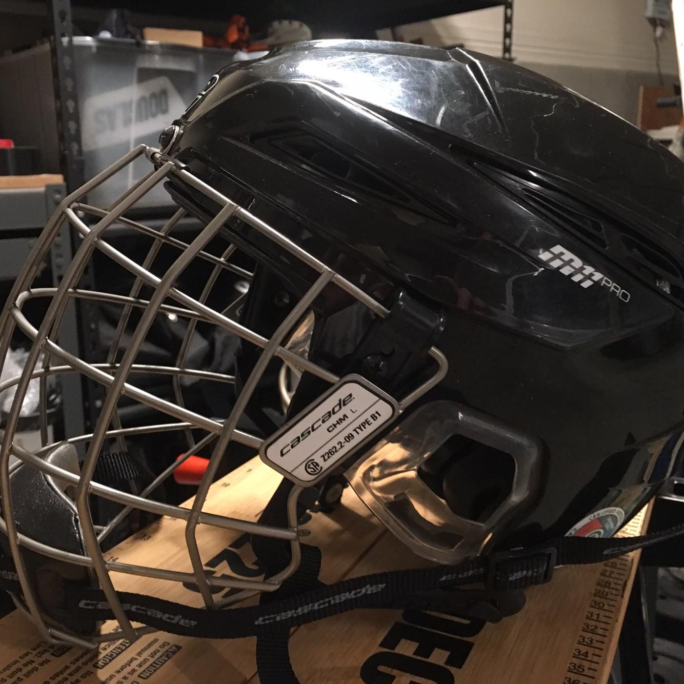 Black Large Cascade m11 Pro Stock Helmet | SidelineSwap
