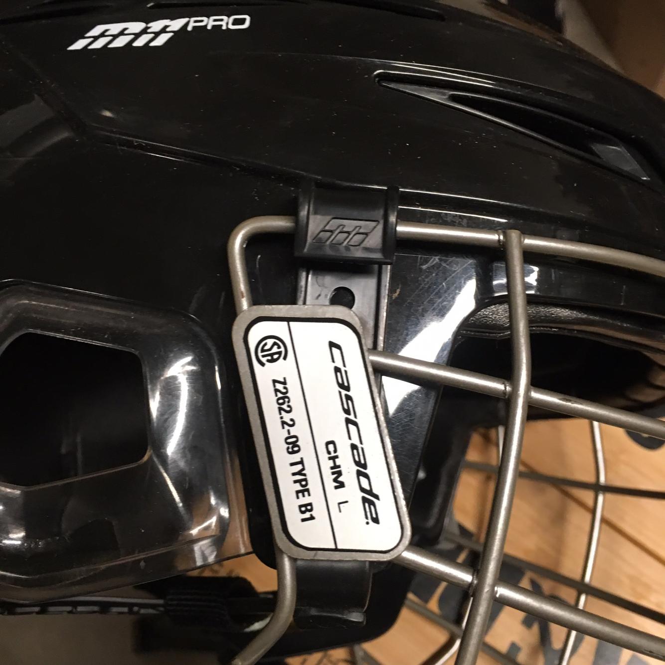 Black Large Cascade m11 Pro Stock Helmet | SidelineSwap