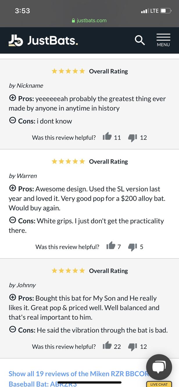 *RARE BBCOR MIKEN RZR* *CERTIFIED BOMBDROPPER* | SidelineSwap