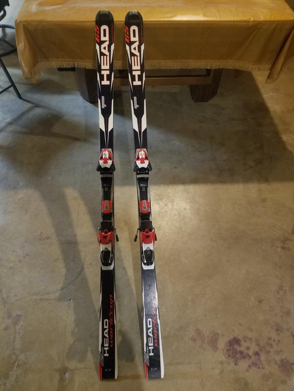 Older Racing World Cup Rebels i.GS RD Skis With Bindings Max Din 14 ...