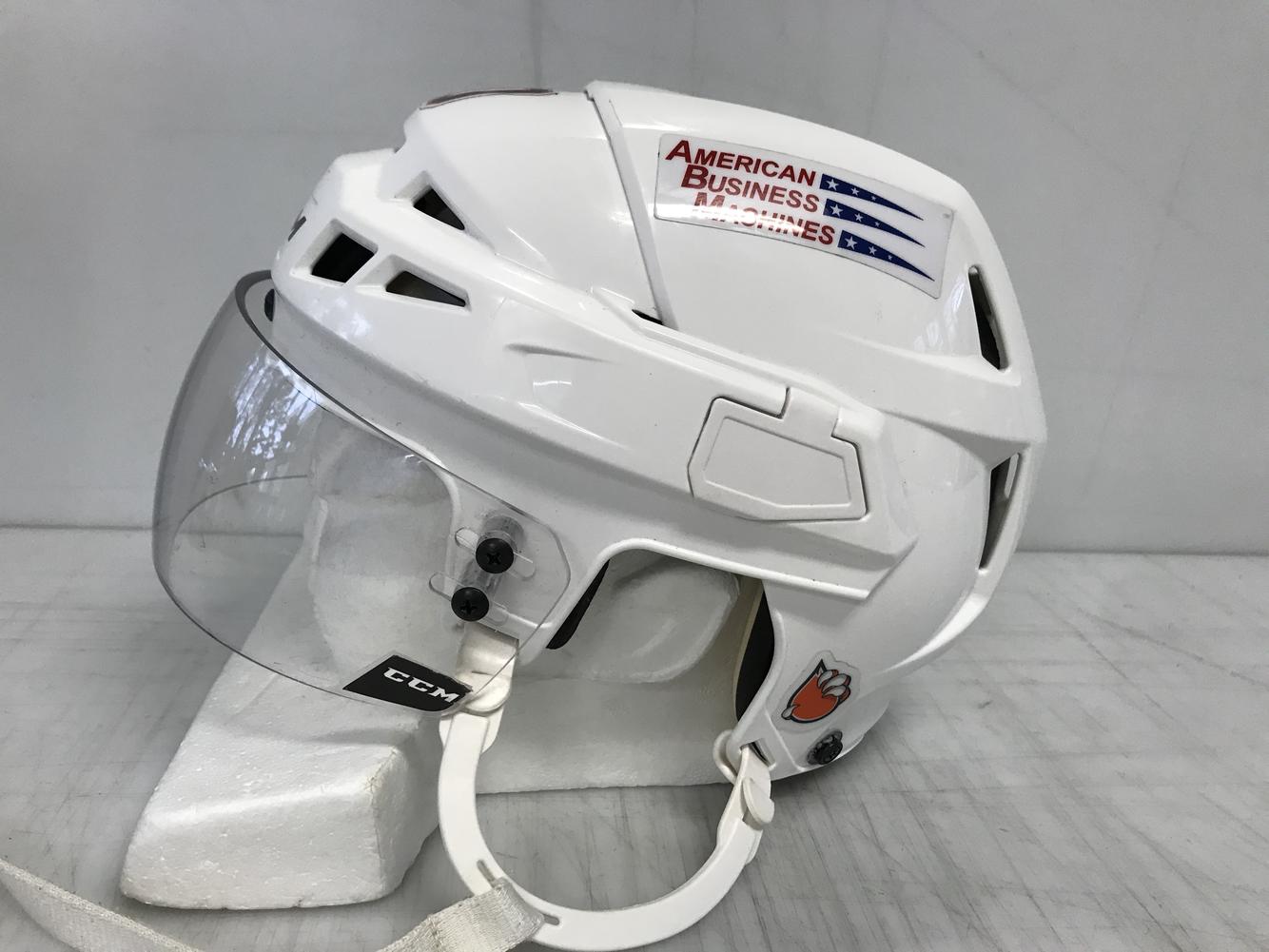 CCM Vector V08 Pro Stock Hockey Helmet Medium White CCM Visor 2119 ...