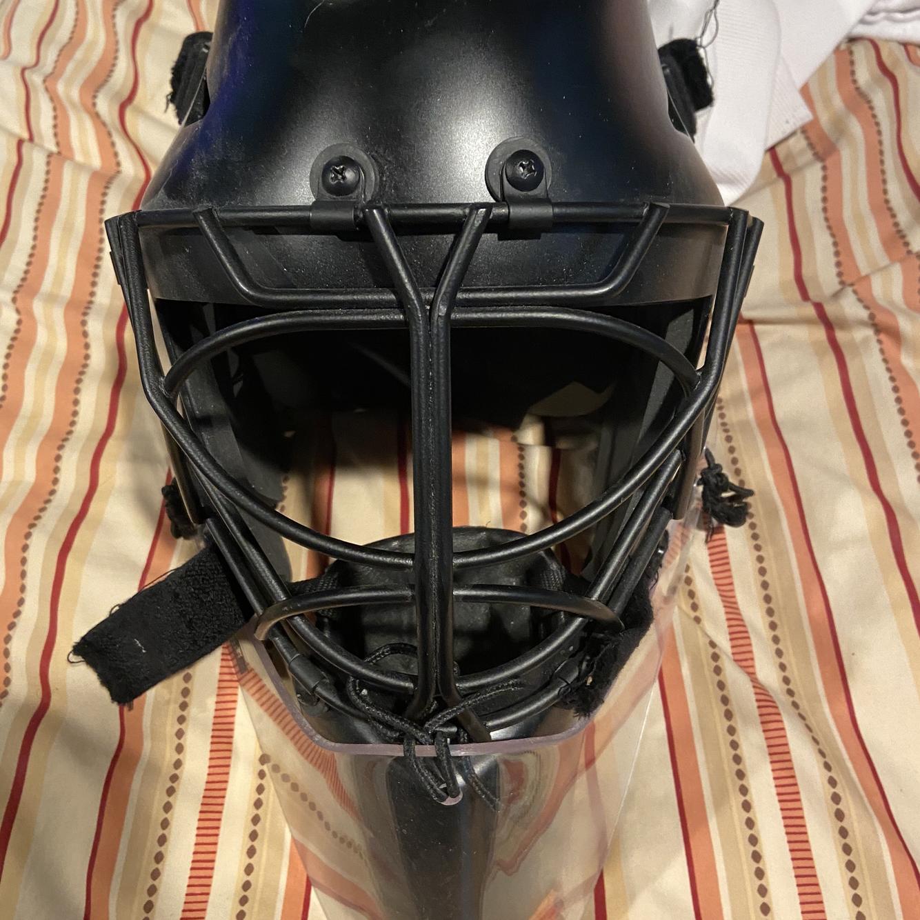 Black Senior OTNY X1 Eco Pro Goalie Mask | SidelineSwap