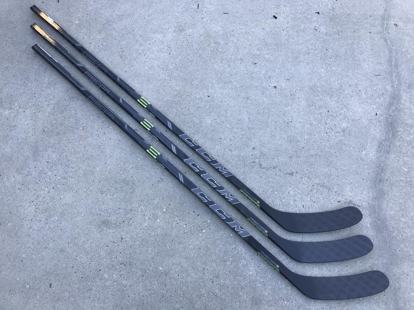 3 PACK CCM Ribcore 40K Pro Stock Hockey Stick Grip 100 Flex Left P6 ...