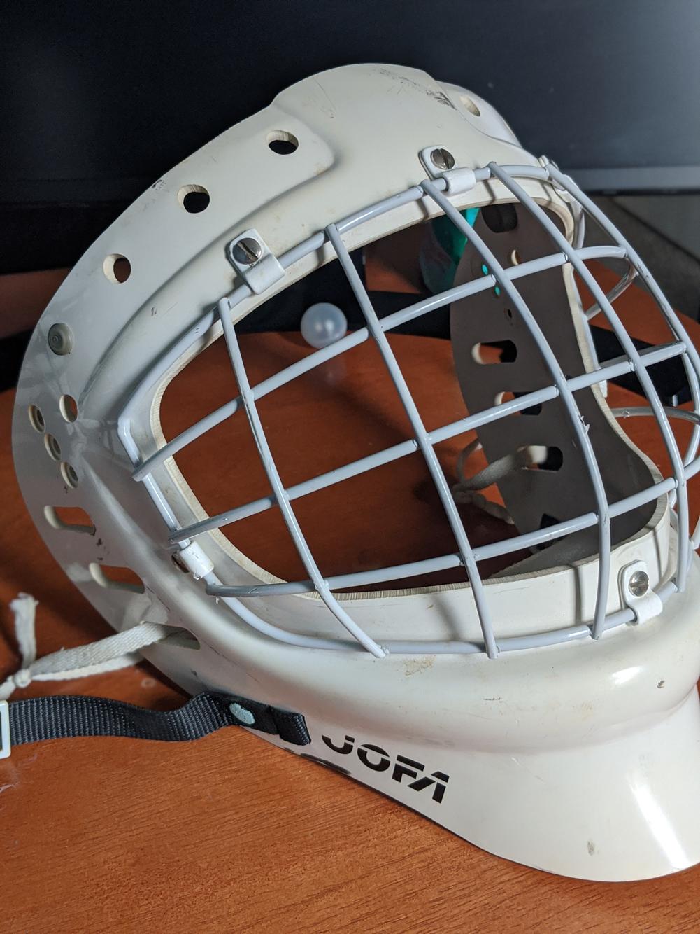 White Used Senior Jofa 390 Combo with Jofa 388 and Winwell GX-1 cages ...