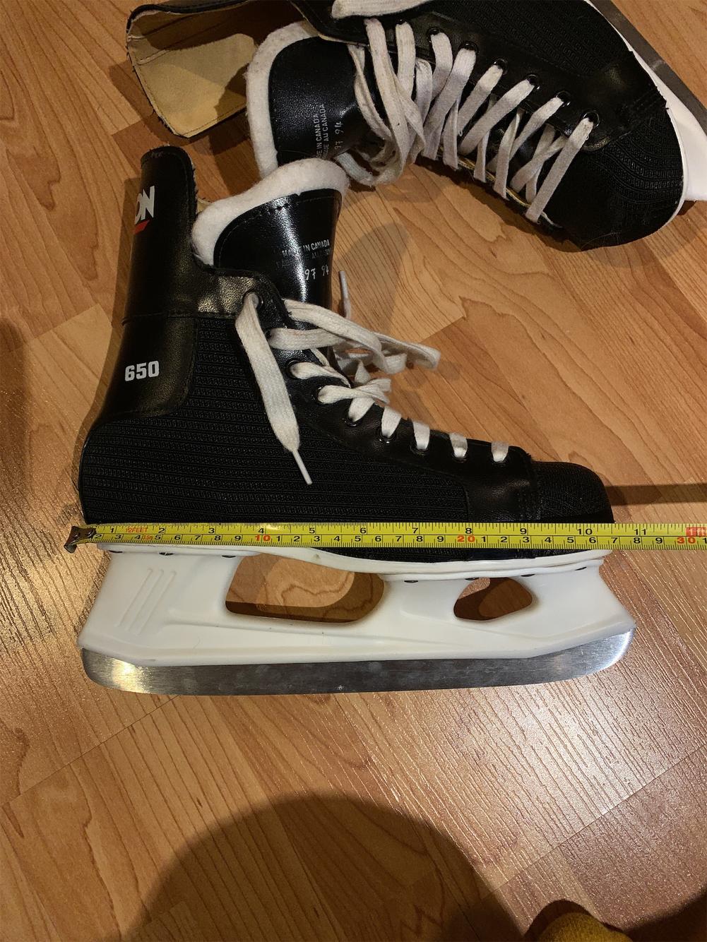 Used Micron 650 Size 8-9 Hockey Skates | SidelineSwap