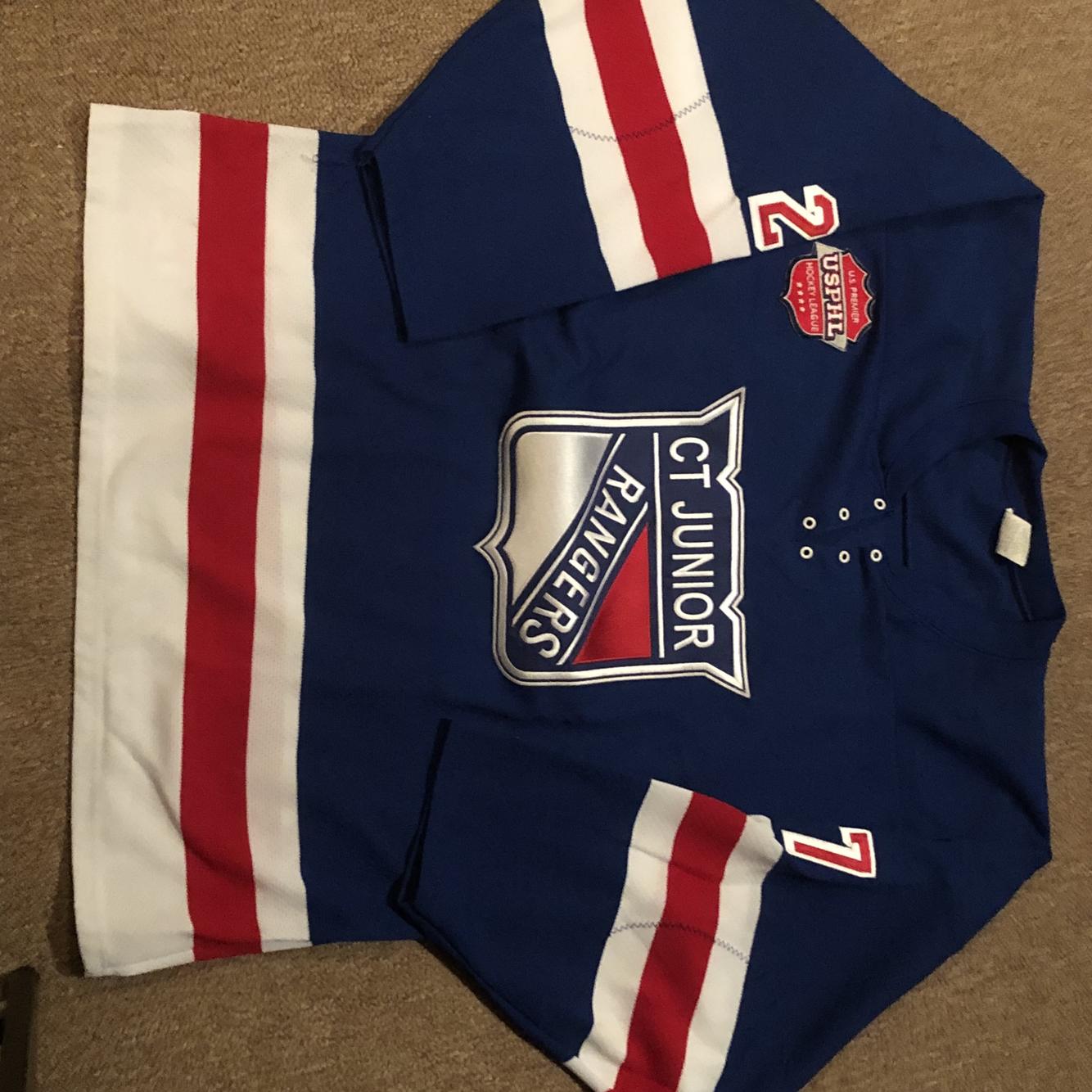 CT Jr. Rangers Men’s Large Game Jersey | SidelineSwap