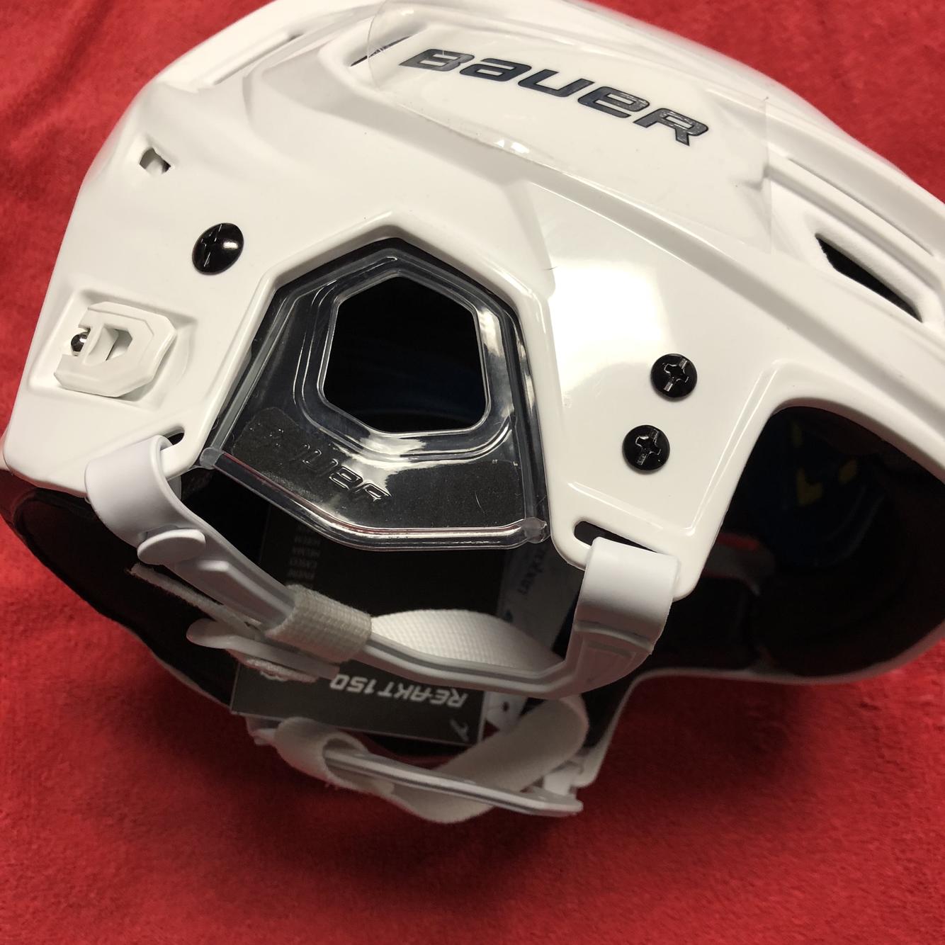 Bauer Re-akt 150 White Medium New Hockey Helmet | SidelineSwap