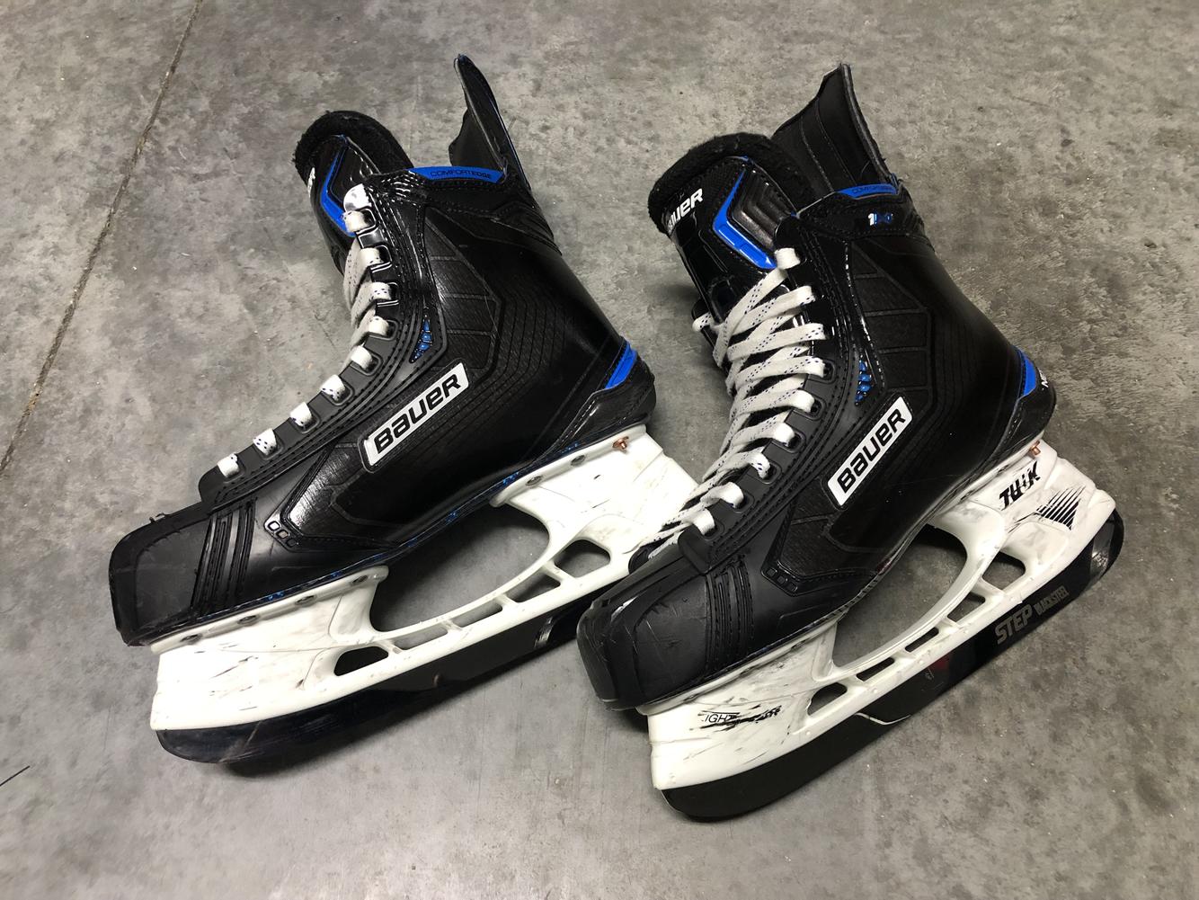 Bauer Nexus 1N Skates Pro Stock Size 8D - Tuuk Lightspeed 2 Holder ...