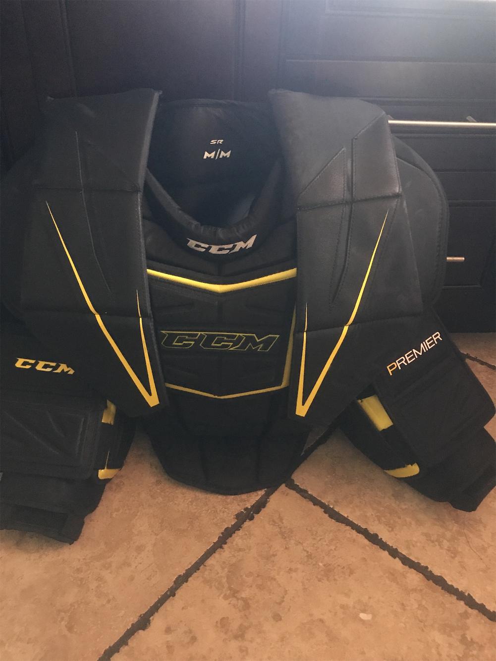 Senior Medium CCM Premier Goalie Chest and Arm Protector Goalie Chest ...